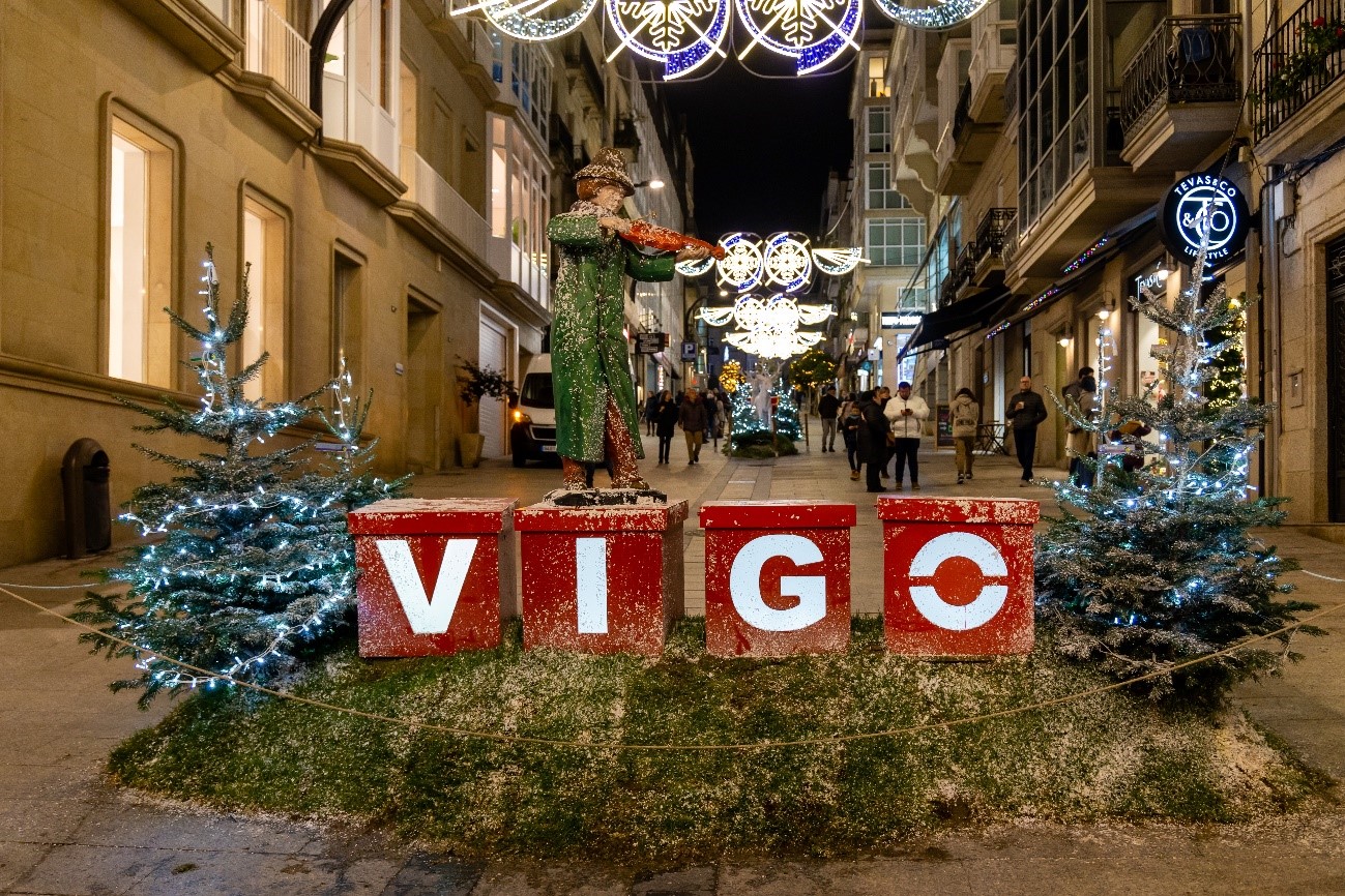 5 lugares para disfrutar de las luces navideñas en Vigo